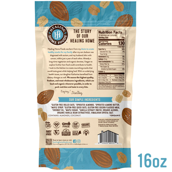Homestyle Almond Butter Chunk Granola - Healing Home Foods